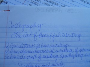 Calligraphy – The Art of Beautiful Writing | phoebebirdink